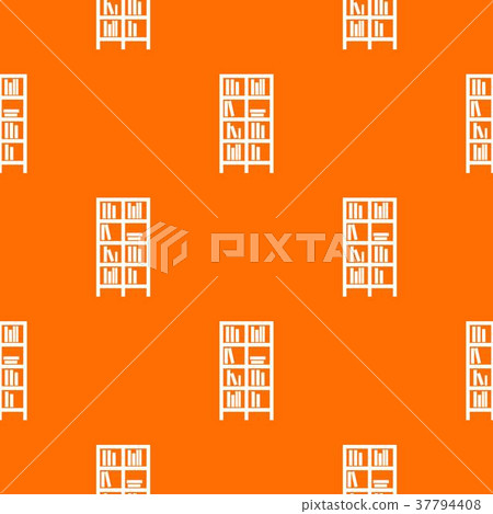 Bookcase pattern seamless - Stock Illustration [37794408] - PIXTA