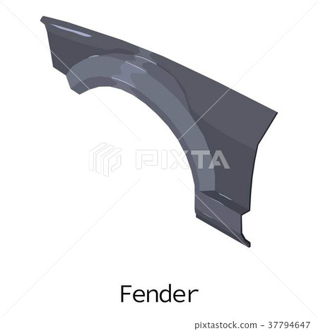 Fender icon, isometric 3d style - Stock Illustration [37794647] - PIXTA
