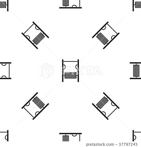 Playground simulator pattern seamless black - Stock Illustration ...