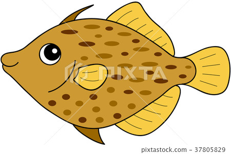 Hagi Thread-sail filefish-插圖素材 [37805829] - PIXTA圖庫