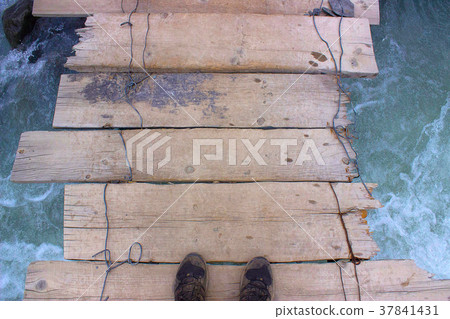 Looking Down From A Bridge