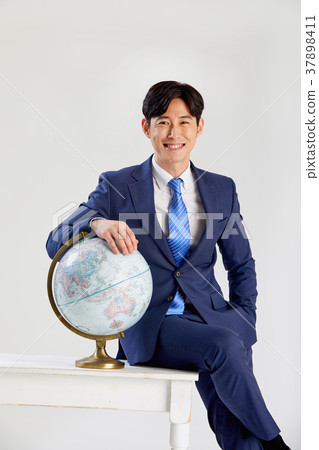 Global Business Man, Globe, Success, Global... - Stock Photo [37898411 ...