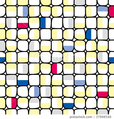 Random Geometric Pattern-Seamless - Stock Illustration [37898588] - PIXTA