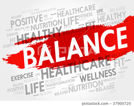 BALANCE word cloud collage - Stock Illustration [37900720] - PIXTA