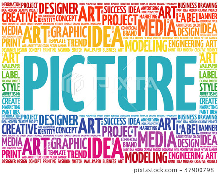 PICTURE word cloud - Stock Illustration [37900798] - PIXTA