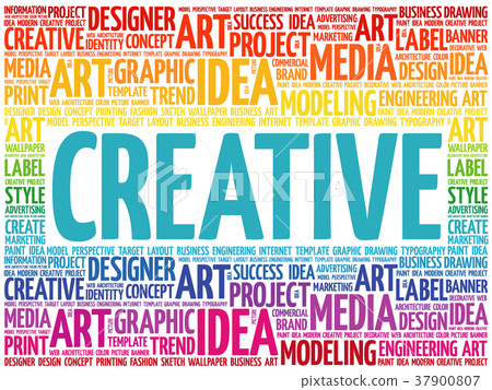 CREATIVE word cloud - Stock Illustration [37900807] - PIXTA