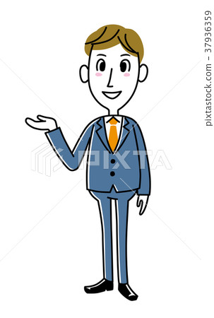 Business person | Guidance, introduction,... - Stock Illustration ...