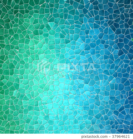 mosaic background green cyan blue gradient - Stock Illustration ...