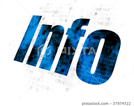 Information concept: Info on Digital background-插圖素材 [37974522] - PIXTA圖庫