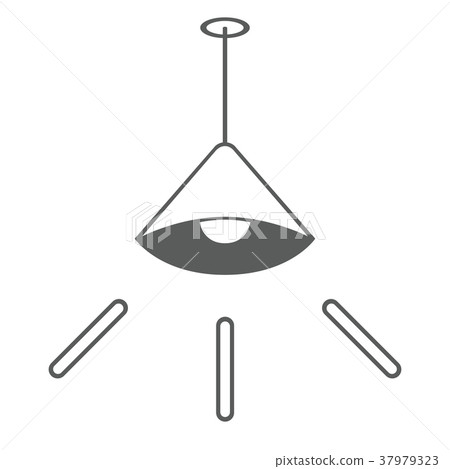 Bulb fluorescent light LED illustration icon - Stock Illustration ...