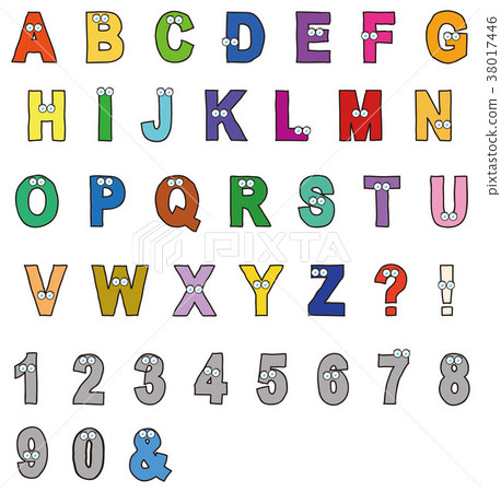 Alphabet character - Stock Illustration [38017446] - PIXTA