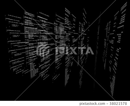 Software source code. Layers of program code - Stock Illustration [38021578] - PIXTA