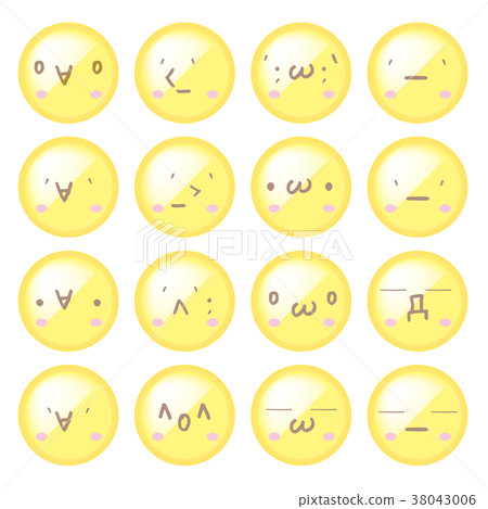 Cute pictogram set A - Stock Illustration [38043006] - PIXTA