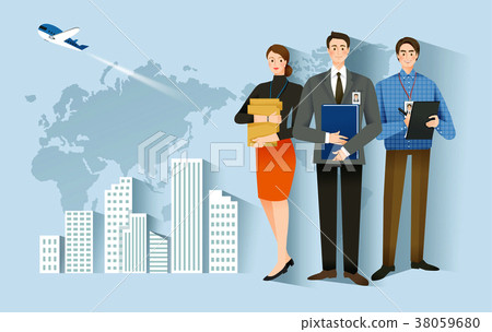 Job Hiring Process - Newly employed vector... - Stock Illustration ...