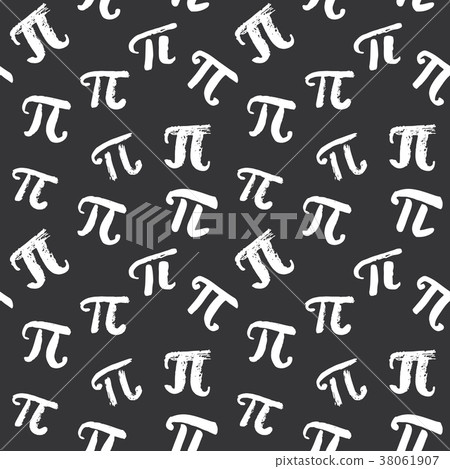 Pi symbol seamless pattern vector illustration. - Stock Illustration ...