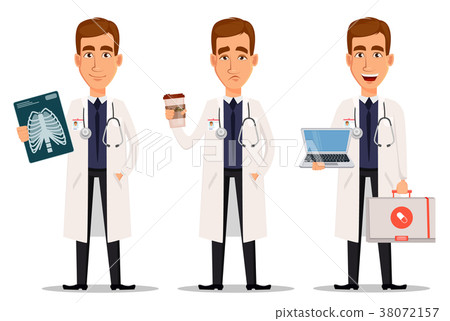 Young professional doctor, set - Stock Illustration [38072157] - PIXTA