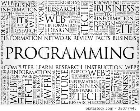 Programming word cloud - Stock Illustration [38077443] - PIXTA