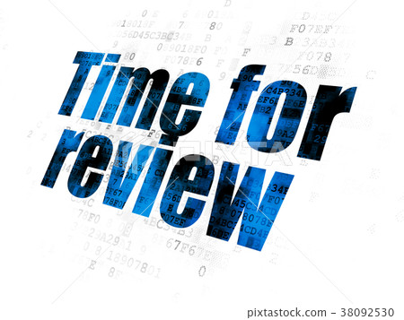 Time concept: Time for Review on Digital - Stock Illustration [38092530 ...