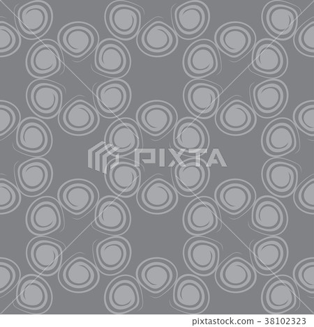 Seamless spiral pattern gray color - Stock Illustration [38102323] - PIXTA