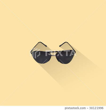Simple Sunglasses Icon, Vector - Stock Illustration [38121996] - PIXTA