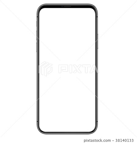 phone front side vector drawing eps10 format - Stock Illustration ...
