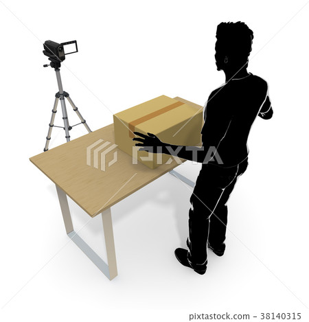 Shooting / Youtuber / 3D Rendering - Stock Illustration [38140315] - PIXTA