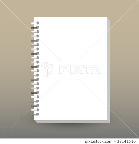vector cover of diary or notebook blank empty - Stock Illustration ...