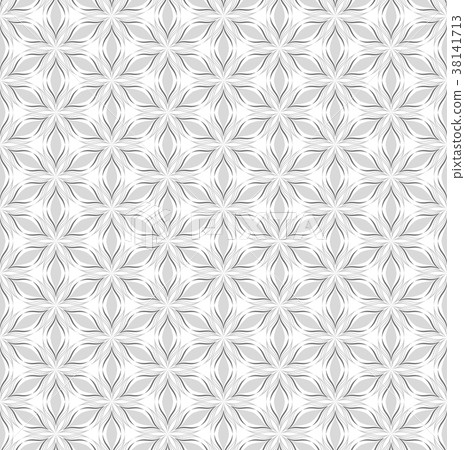 Flower geometric pattern. Seamless vector - Stock Illustration ...