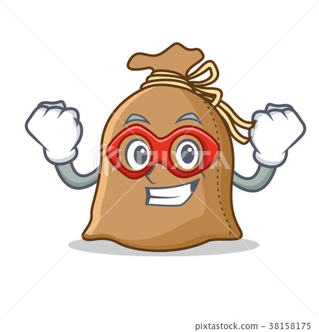 Super hero sack character cartoon style - Stock Illustration [38158175 ...