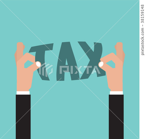 Tax In Hand Tax Management Concept - Stock Illustration [38159148] - PIXTA