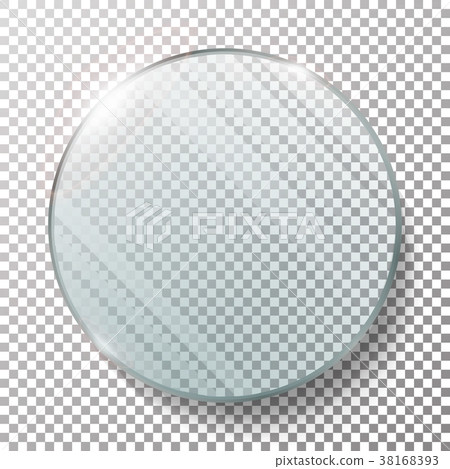 Transparent Round Circle Vector Realistic - Stock Illustration ...