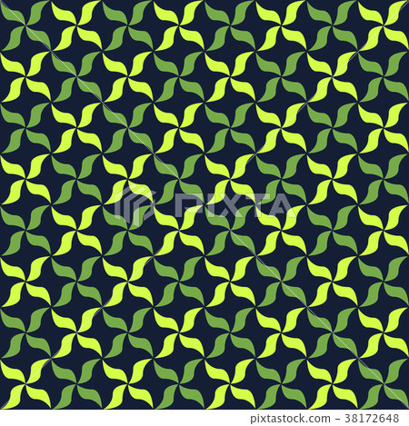 Floral petals seamless geometry pattern - Stock Illustration [38172648 ...