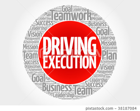 Driving Execution circle-插圖素材 [38187084] - PIXTA圖庫