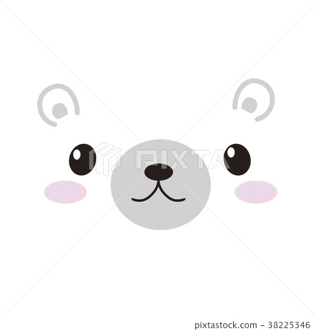 Shirokuma's face - Stock Illustration [38225346] - PIXTA