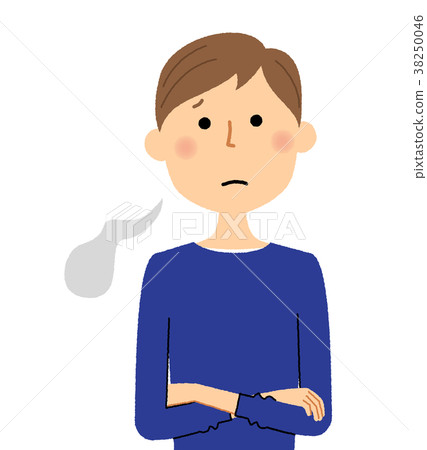 Young man dad sigh - Stock Illustration [38250046] - PIXTA