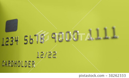 Yellow credit cards, 3D rendering - Stock Illustration [38262333] - PIXTA