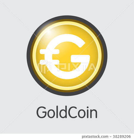 Goldcoin - Digital Currency Pictogram. - Stock Illustration [38289206 ...
