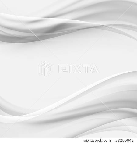 Elegant grey gradient swoosh border lines graphic - Stock Illustration ...