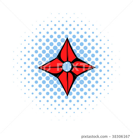 Flying knife icon, comics style - Stock Illustration [38306167] - PIXTA