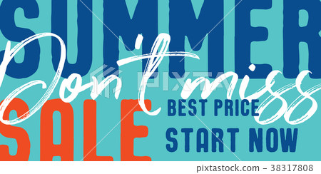 Summer Sale V8 Banner vector heading design - Stock Illustration ...