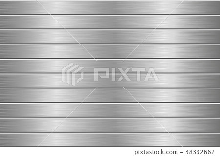 Metal texture with horizontal brushed planks - Stock Illustration ...