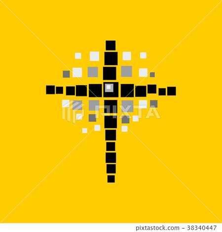 Cross of squares - Stock Illustration [38340447] - PIXTA