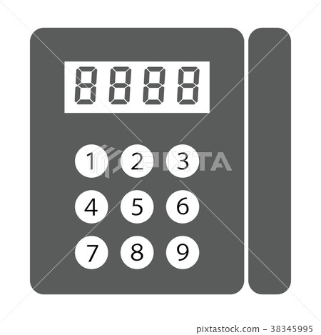 PIN security illustration icon - Stock Illustration [38345995] - PIXTA