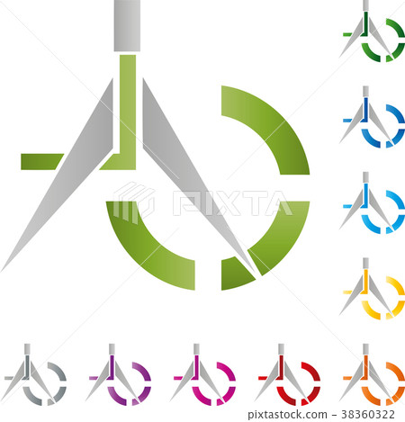 Tool, engineer, industry, architect, logo - Stock Illustration ...