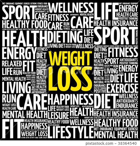 WEIGHT LOSS word cloud - Stock Illustration [38364540] - PIXTA