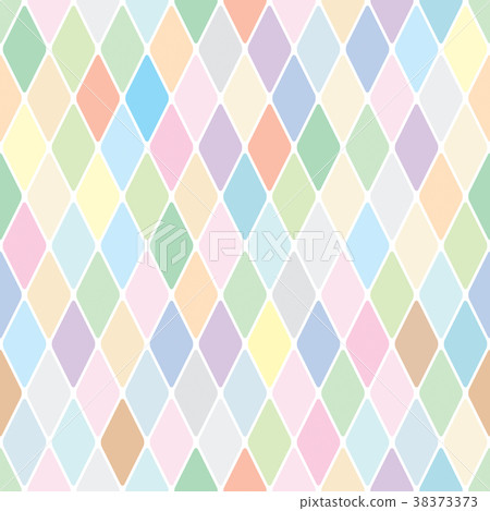 Harlequin pale diamond pattern - Stock Illustration [38373373] - PIXTA