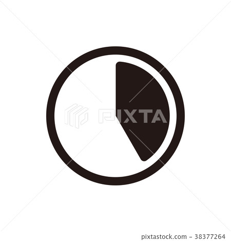 Time, timer, ratio width icon / 25 minutes, 25... - Stock Illustration ...