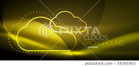 Vector cloud computing, storage concept - Stock Illustration [38395903] - PIXTA