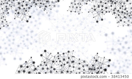 Abstract Network Connections - Stock Illustration [38413450] - PIXTA