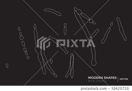 Abstract shapes geometric background science - Stock Illustration ...